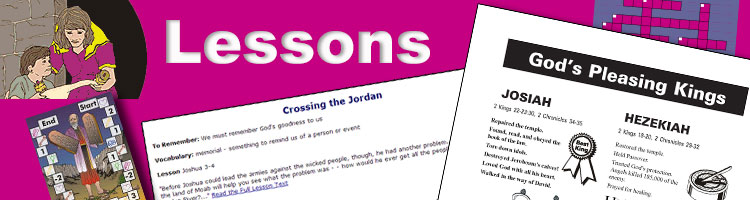 Free Sunday School Lessons Printables Games Worksheets Songs 